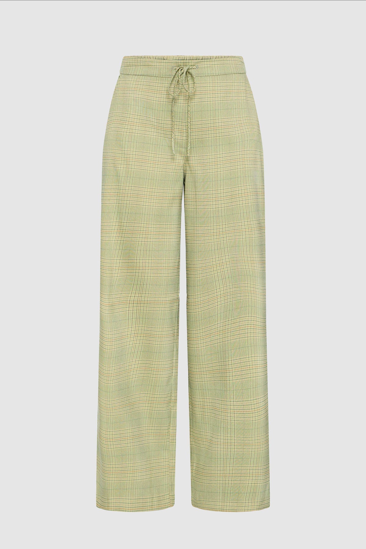 Joli Trouser in Green Check | Ichi Stockist | Joli Clothing | JoliClothing