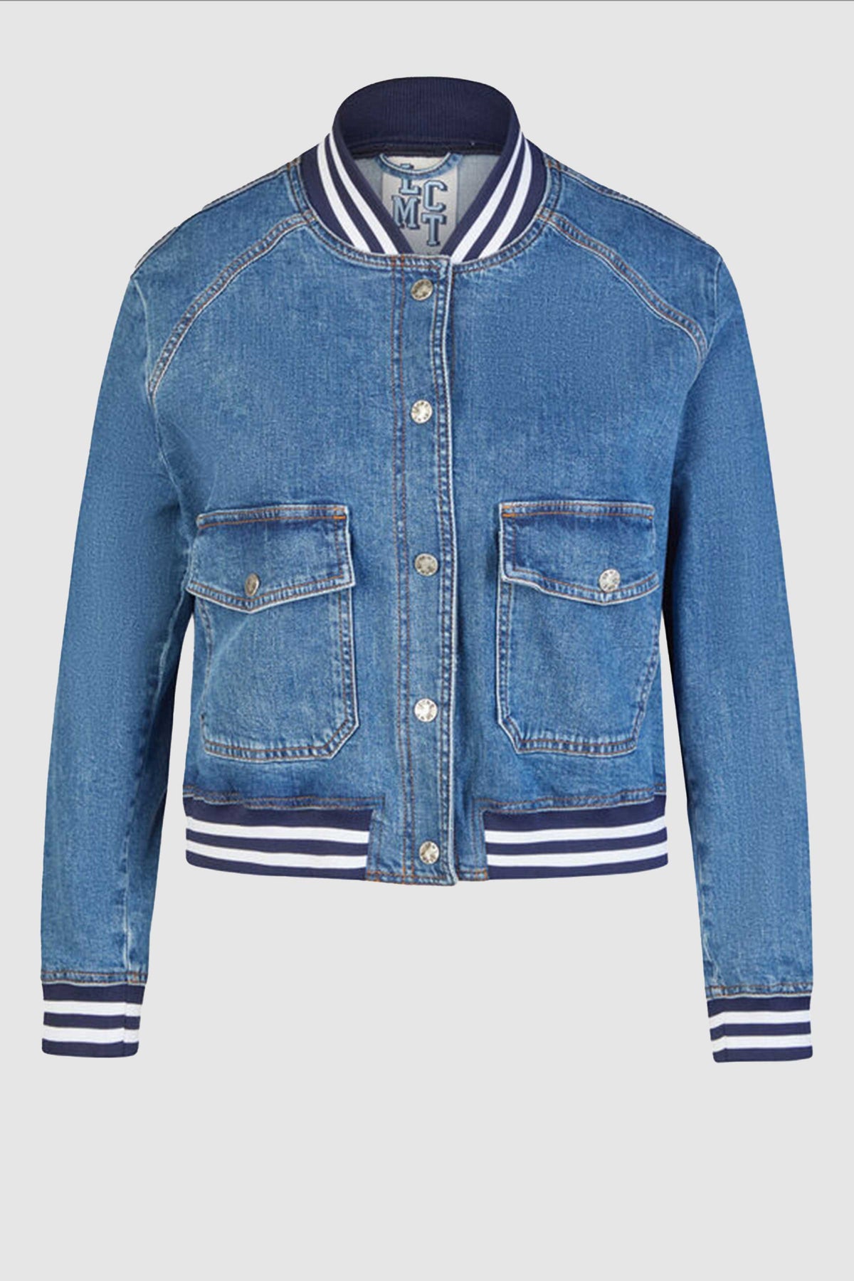 Le Comte Blue Denim Bomber Jacket | Joli Clothing| N.I. | JoliClothing