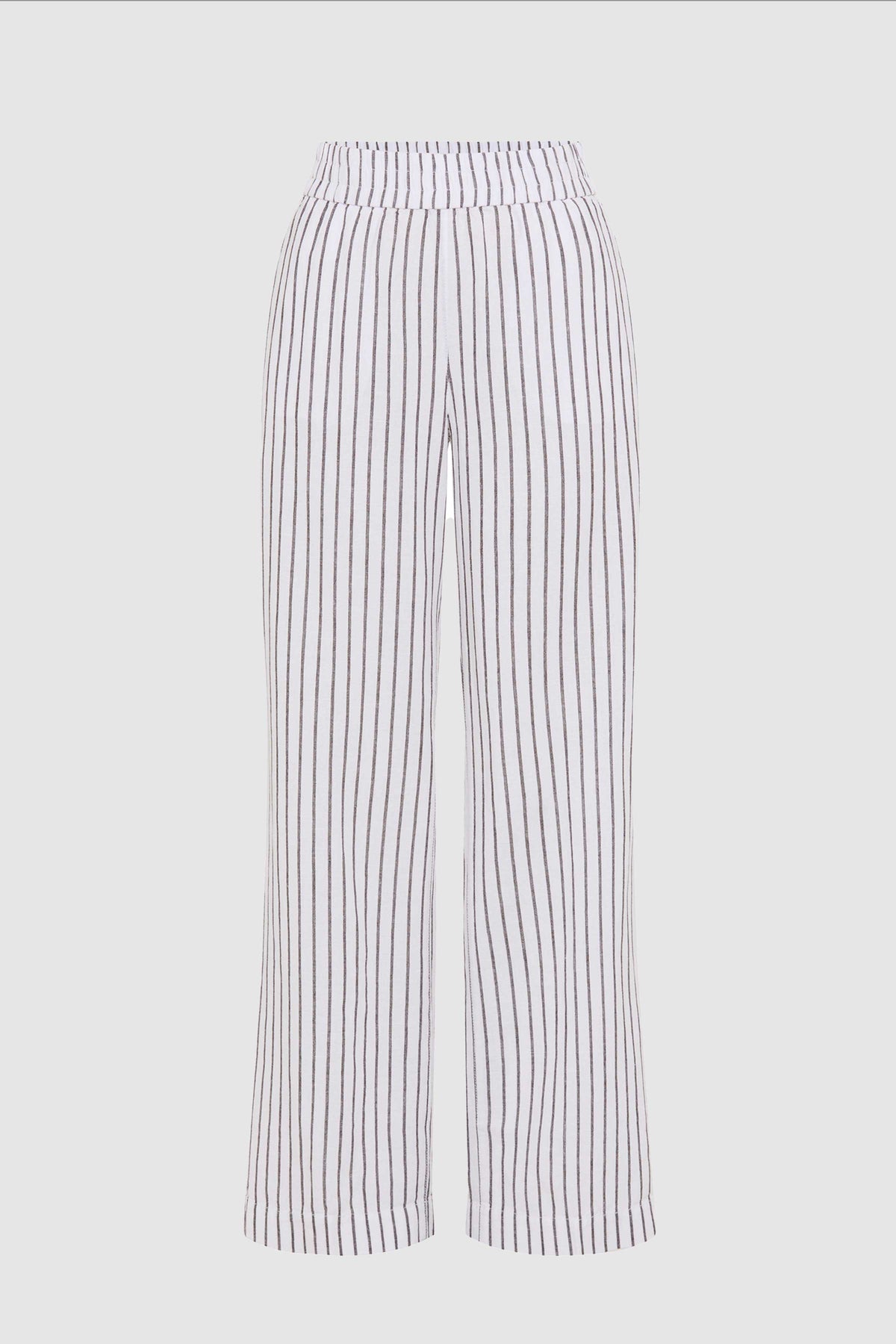 Linen Blend Stripe Trousers | Olsen Stockist | Joli Clothing | JoliClothing
