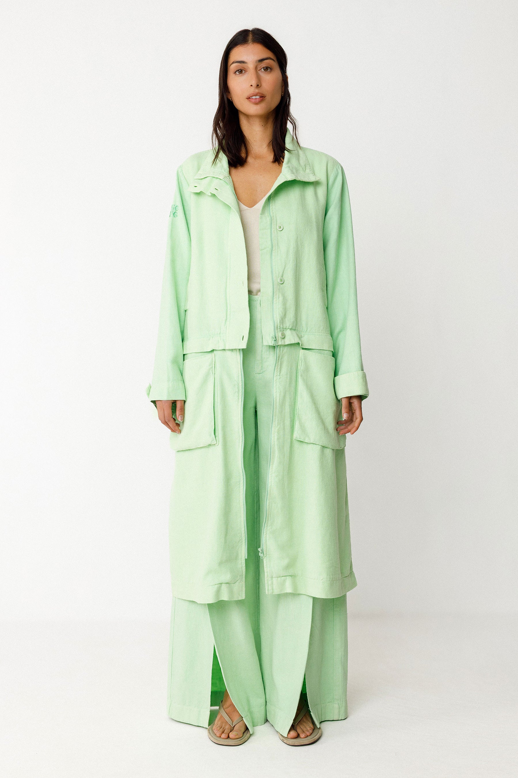 Helena Jacket in Light Green | SKFK Stockist | Joli Clothing | N.I ...